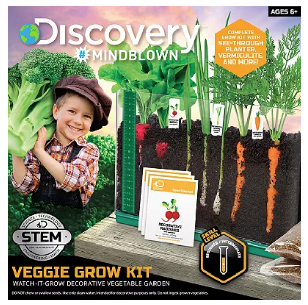 Discovery Kids Mind Blown DIY Vegetable Garden Veggie Grow Kit | eBay