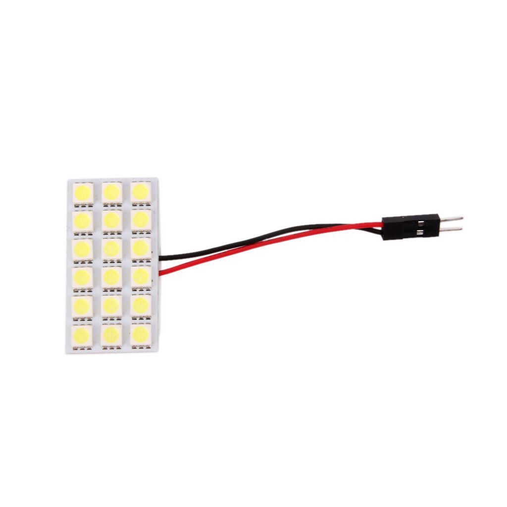 Interior Light Panel 18 SMD LED T10 Dome Bulb BA9S Adapter 12V | eBay ...