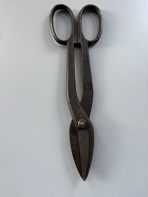 Vintage Forged Steel Tin Snips Shears 12" With Makers Mark | eBay