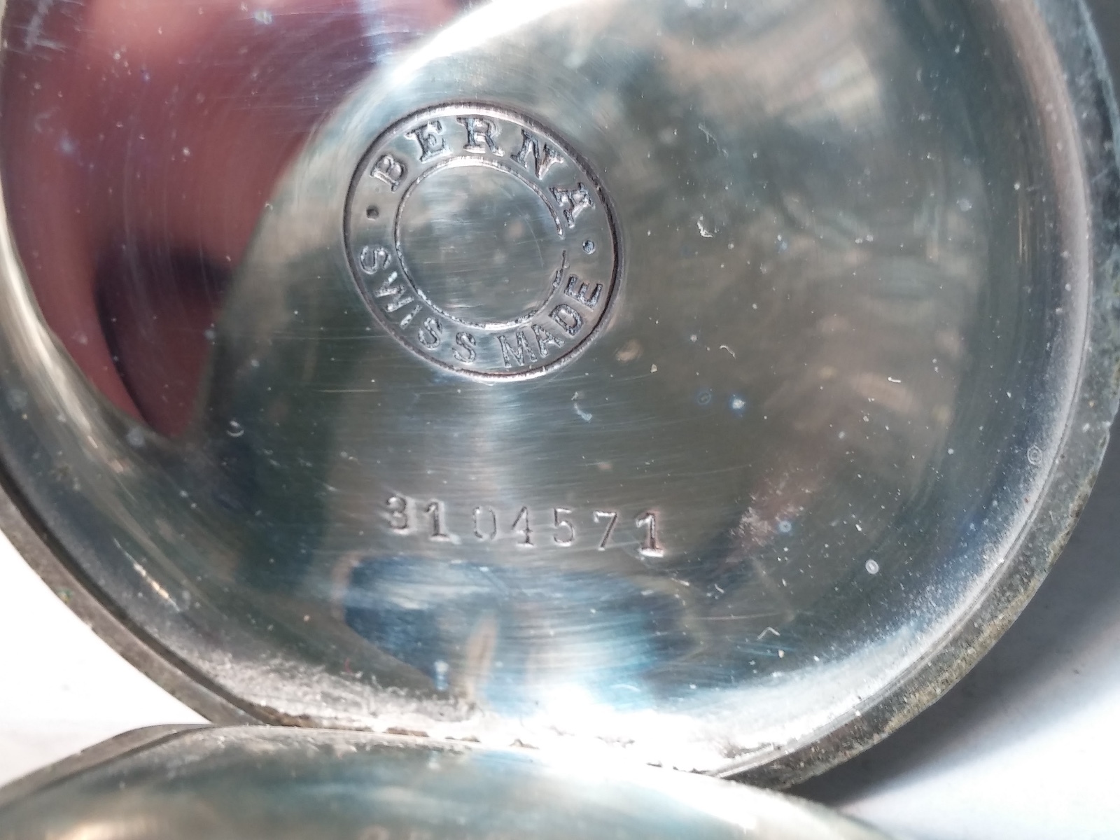 Berna pocket watch timer, Swiss Made, 7 Jewels, working Berna stop ...