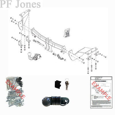 Brink Towbar for Mitsubishi Outlander II 2006-2012 - Detachable Tow Bar ...