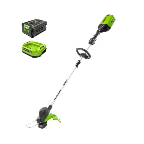 Greenworks 80V 13 inch Cordless String Trimmer with 2Ah Battery and ...