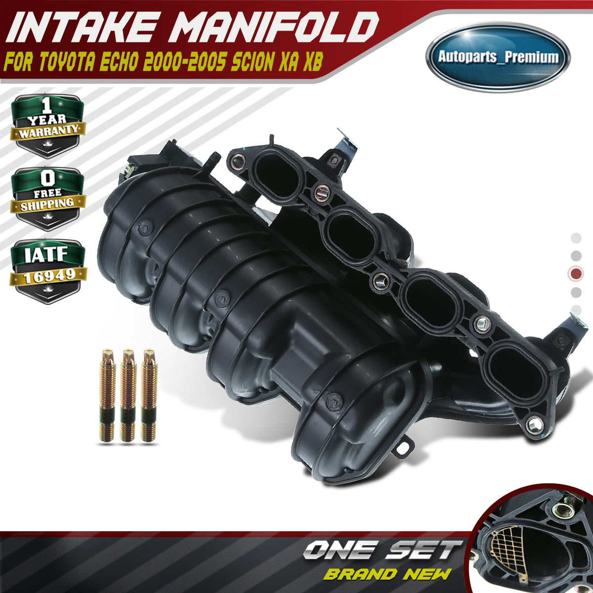 Intake Manifold for Toyota Echo 2000-2005 1NZ-FE Scion xA xB L4 1.5L ...