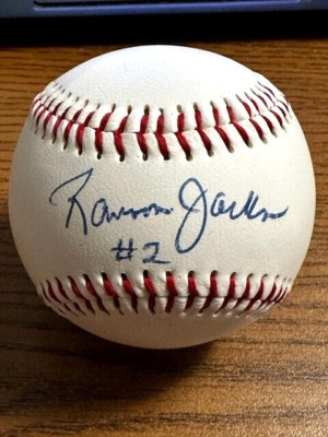 RANDY RANSOM JACKSON 3 SIGNED AUTOGRAPHED OL BASEBALL! Dodgers, Cubs ...