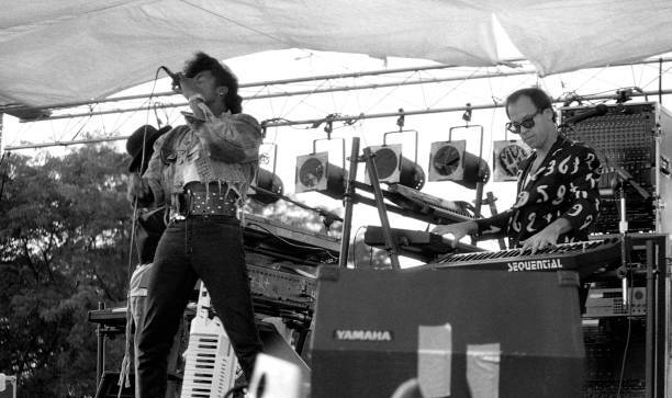 Mic Murphy and David Frank of The System at Navy Pier 1987 OLD MUSIC ...