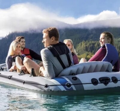 INTEX EXCURSION - 5 PERSON INFLATABLE BOAT - FISHING BOAT | eBay