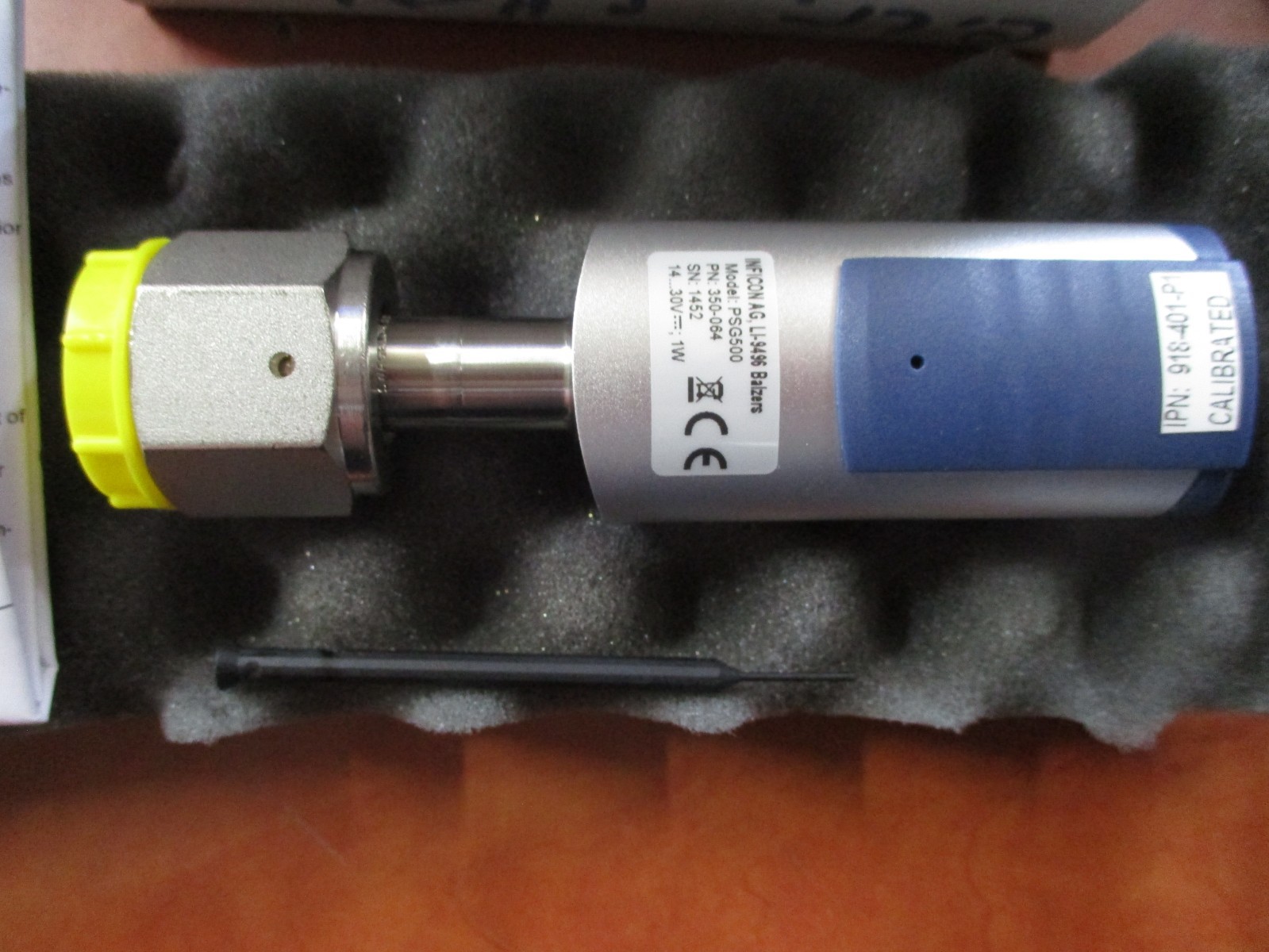 INFICON LI-9496 MPG401 PIRANI GAUGE PSG500 350-064 918-401-P1 8-VCR 1/2 ...