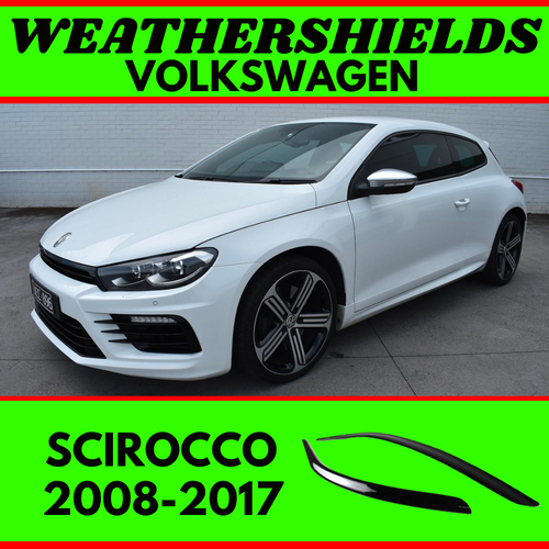 Weathershields For Volkswagen Scirocco (08-17) VW Window Side Visors Guards Wind | eBay Australia