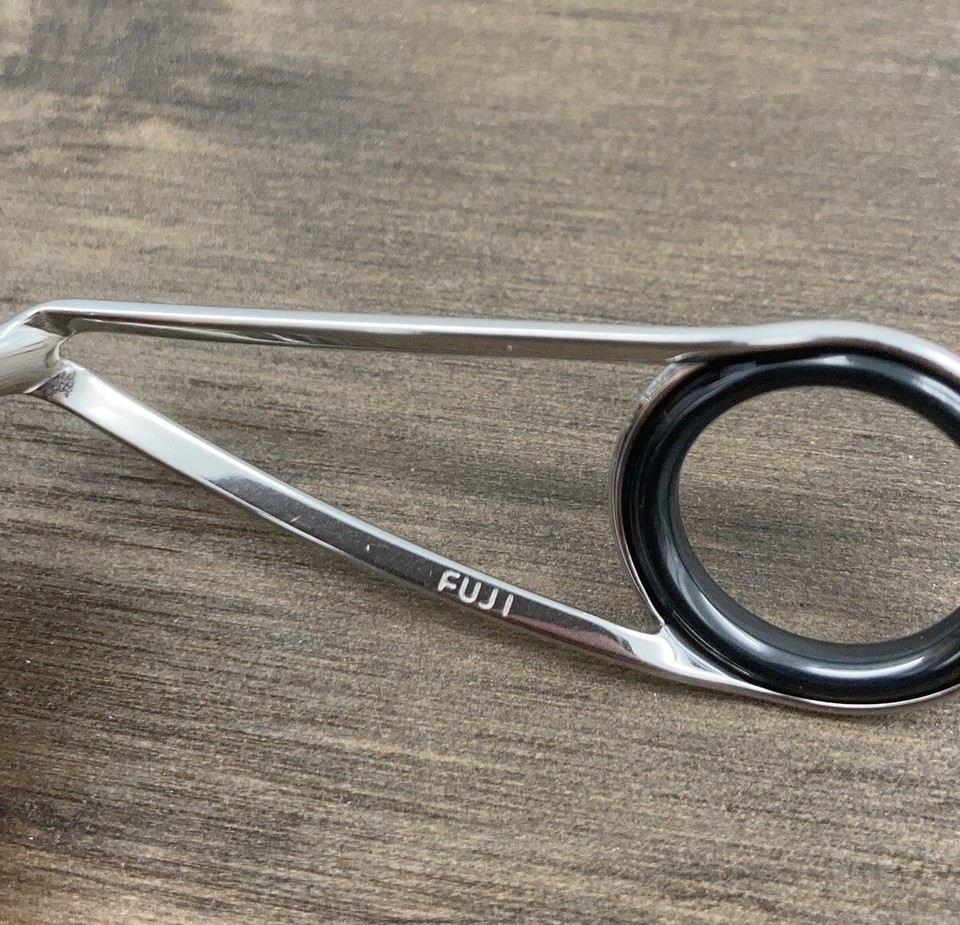 Fuji KLAG Spinning Guides Slim Ring Stainless Alconite Fishing Rod -Set ...