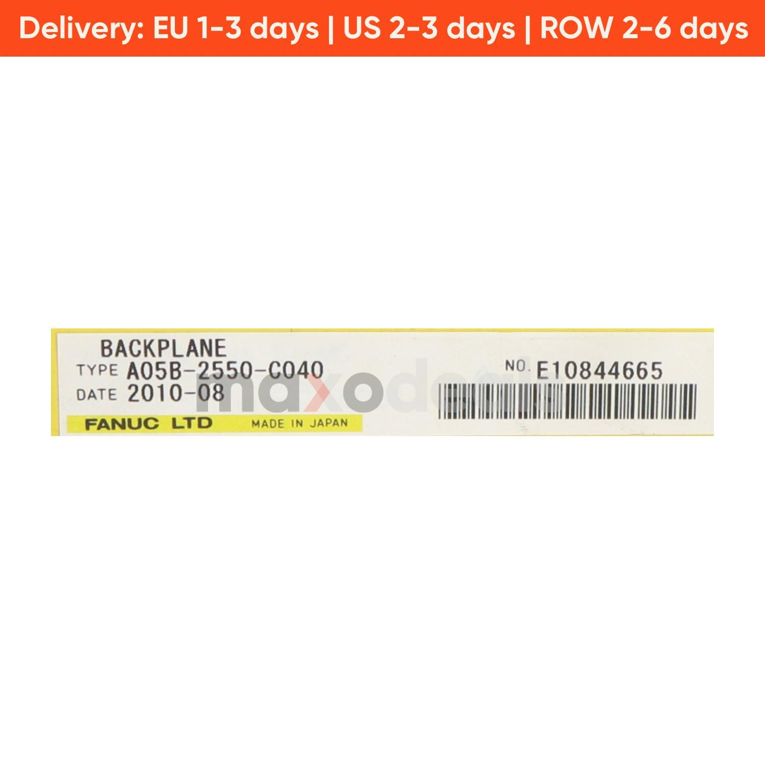 Fanuc A05B-2550-C040 Backplane Used UMP | eBay