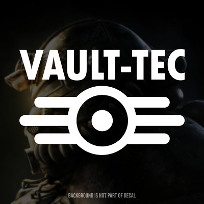 Fallout - Vault Tec Vinyl Decal Sticker | eBay