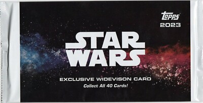 2023 TOPPS STAR WARS FLAGSHIP WIDEVISION CARD BOX TOPPER PACK - NEW | eBay
