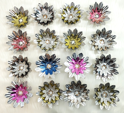 16 Vintage Doubl-Glo Aluminum Foil Christmas Tree Metal Light ...