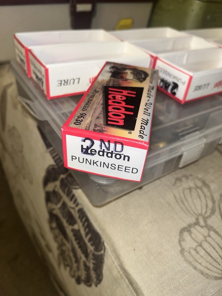 Original Heddon Pumpkinseed Second Collection Series (Lot) Of 8. NIB! | eBay