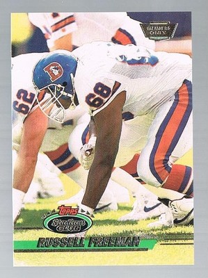 RUSSELL FREEMAN #382 Broncos / GEORGIA TECH 1993 topps stadium club ...