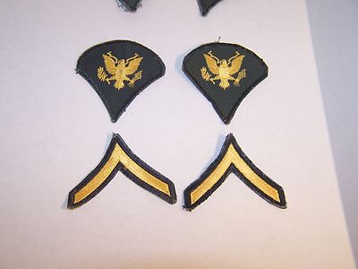Vietnam War Spec4 and PFC patches, pre-1966. One pair each. | eBay