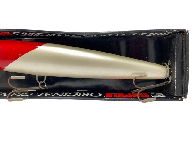 Rapala Original 29" Giant Lure Red Head (Rare) Red & White Double Hook ...