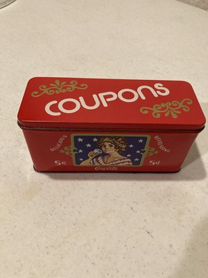 Vintage Coca Cola Coupon Tin Box 'Refreshing Delicious' | eBay