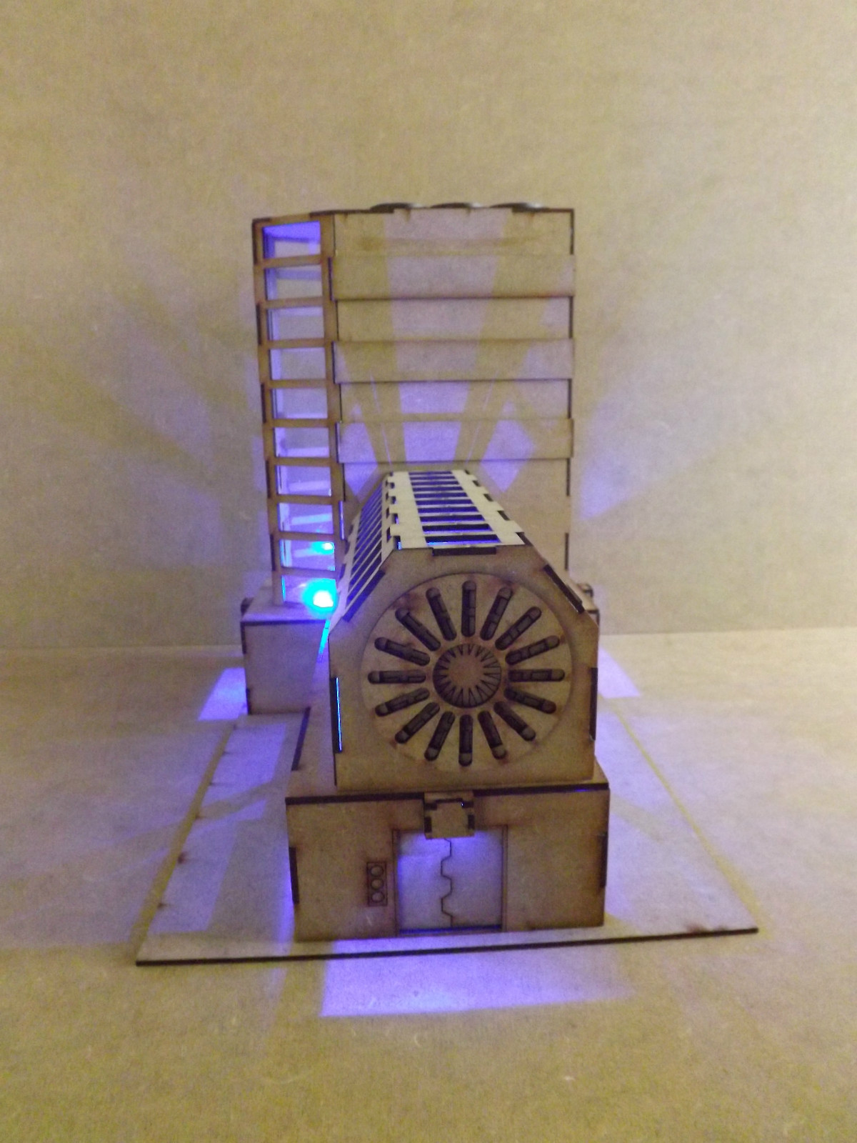 Tech Centre table top 28mm wargame infinity building terrain scenery ...