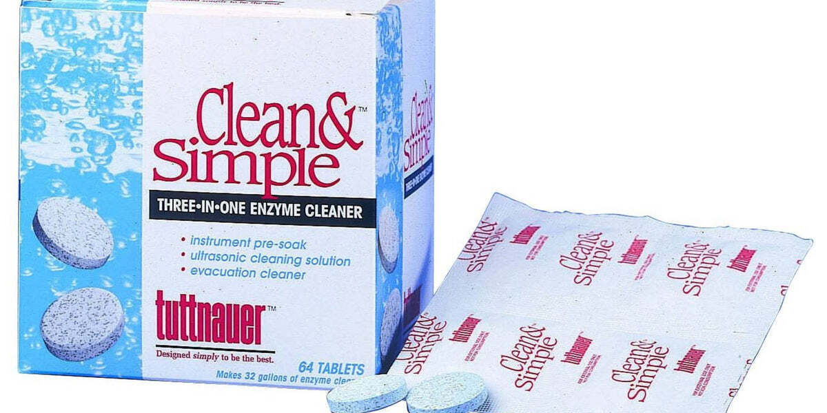 Tuttnauer CS0064 Clean & Simple Ultrasonic Enzymatic Solution Tablets ...