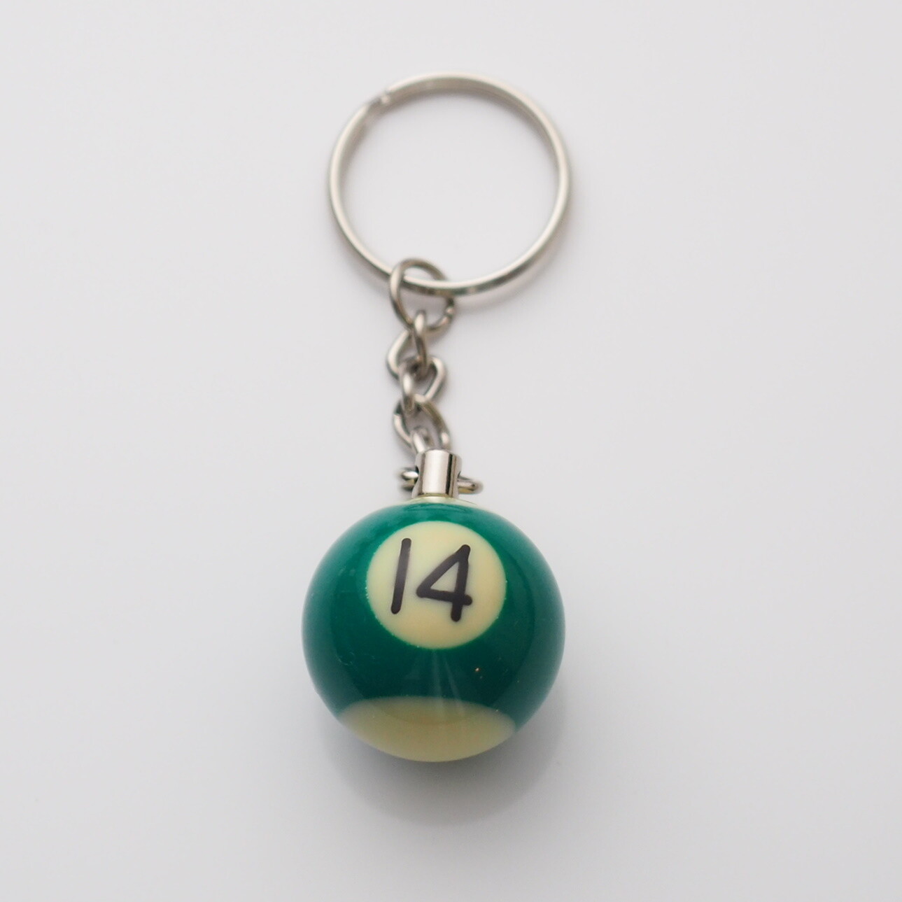 1x Billiards Table Pool Ball Keychain Cool Player Gift - Choose Numbers ...
