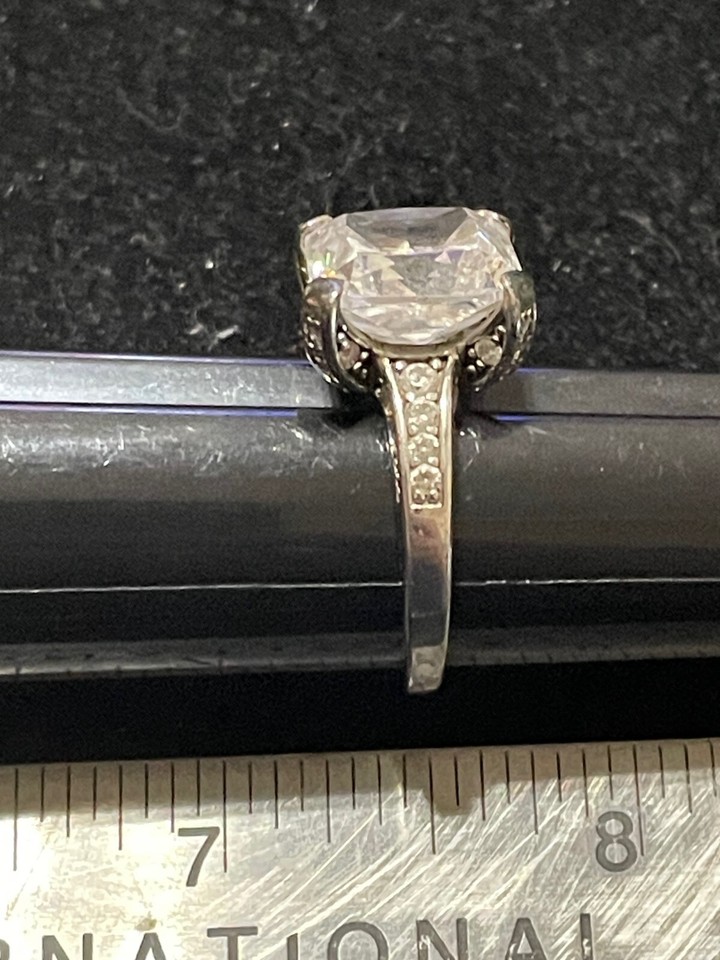 JTV Charles Winston CZ STERLING Ring Size 9 | eBay