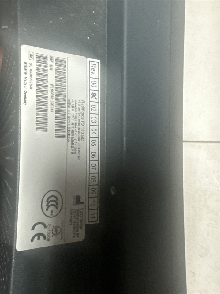 Radiforce Rx150 Sc 6gf62102es10 Eizo Shimadzu | eBay