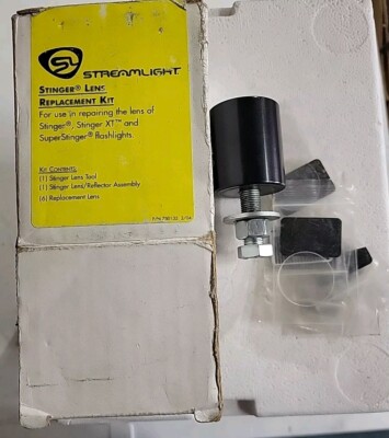 Streamlight Lens Repair Kit 750132 For Stinger, Super Stinger, and ...