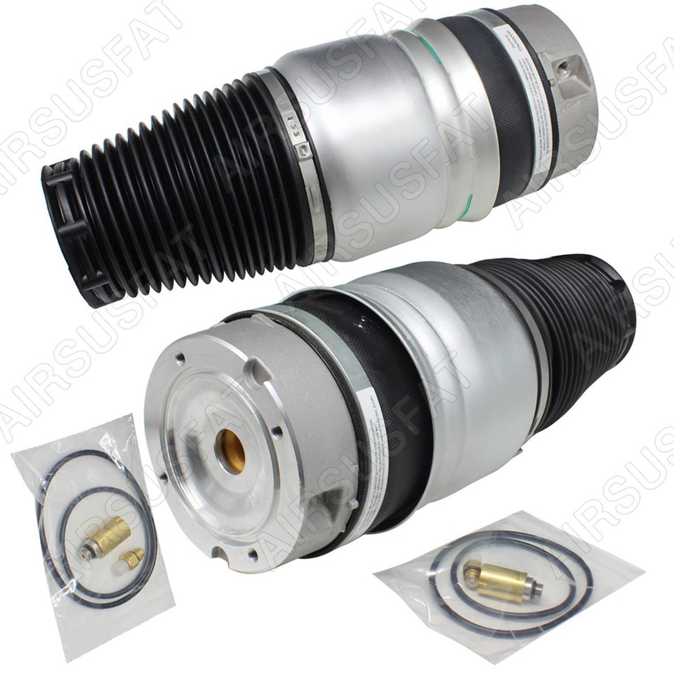 2x For Audi Q7 Porsche Cayenne VW Touareg Front Air Suspension Spring ...