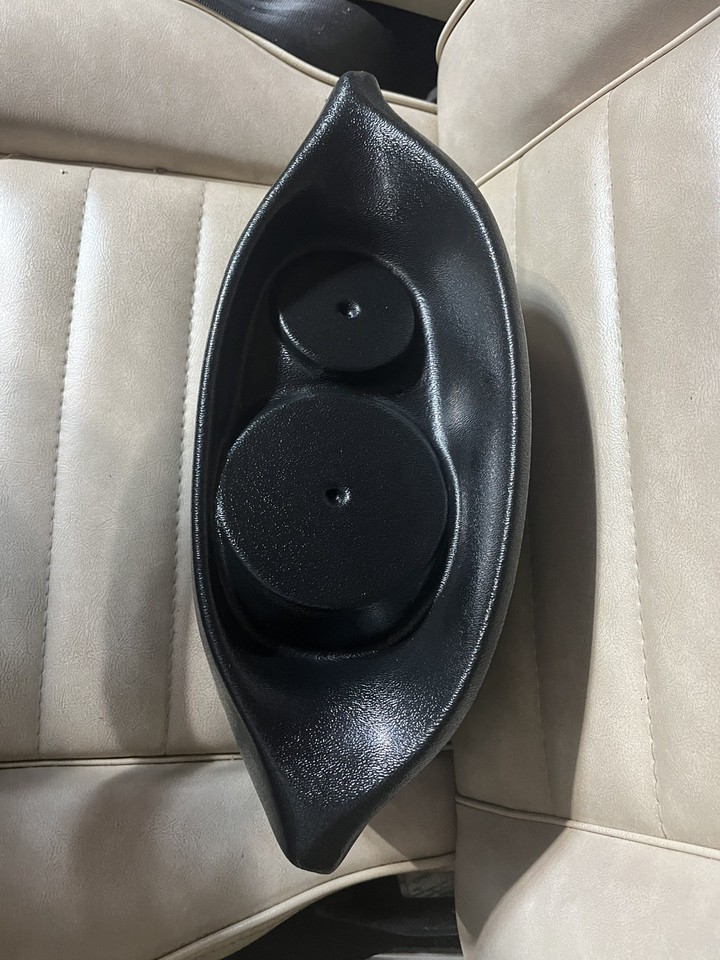 65 Shelby Mustang Dash Pod Black Vinyl trim-to-fit for 66 Ford Gauges ...