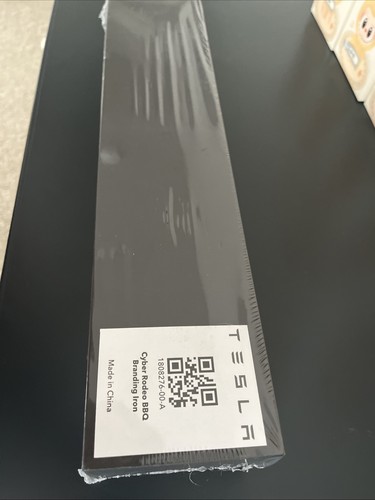 TESLA - CYBER RODEO BRANDING IRON, NEW, SEALED | eBay