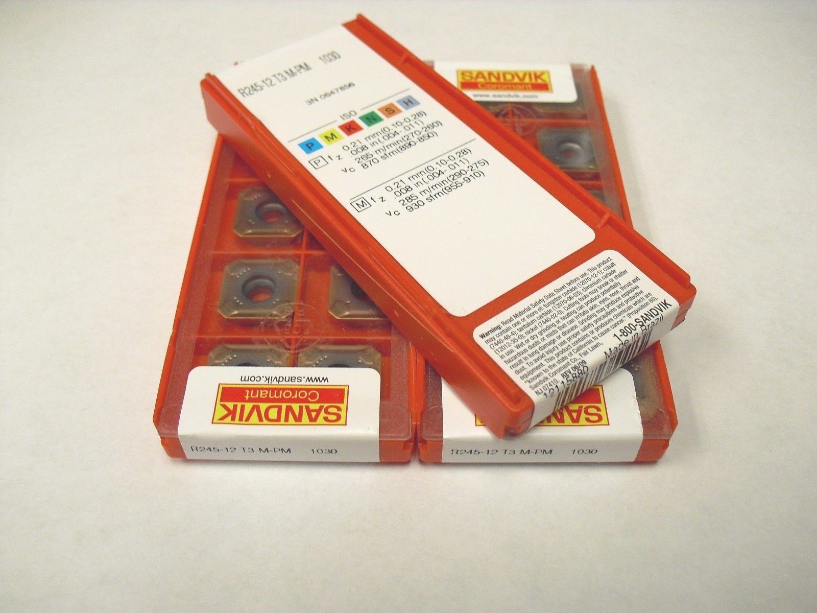 R245 12T3 M PM 1030 SANDVIK Insert **10PCS** Genuine | eBay