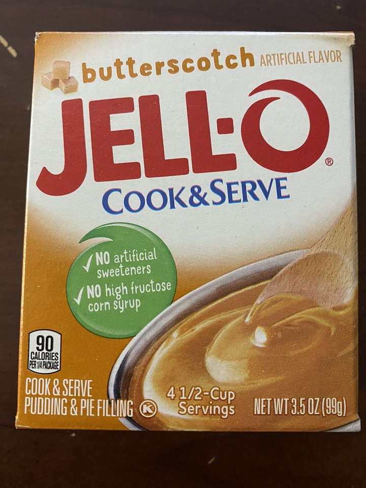 Butterscotch COOK and SERVE Jell-O Pudding Pie Dessert Mix | eBay