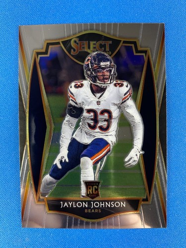 2020 Select Football Jaylon Johnson #195 RC Premier Level Chicago Bears ...
