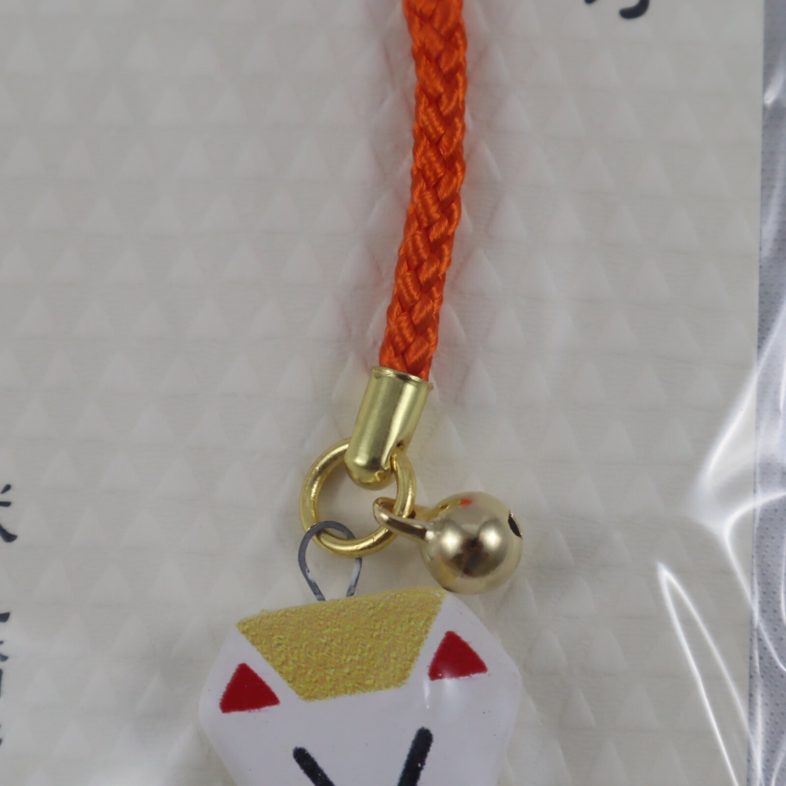 Kyoto Fushimi Inari Shrine White Fox Amulet Charm Omamori Pink Strap ...