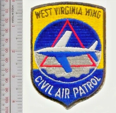 US Civil Air Patrol CAP West Virginia Wing US Air Force Auxilliary NO ...