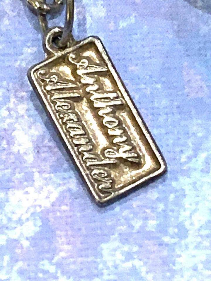 Impressive ANTHONY ALEXANDER Necklace Silver Black Beads Statement 18 ...