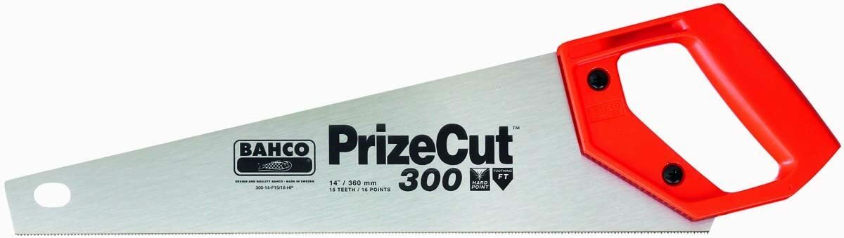 Toolbox Hand-Saw, Plastic Tooth Protector, 14" Blade, Bahco 300-14-F15 ...