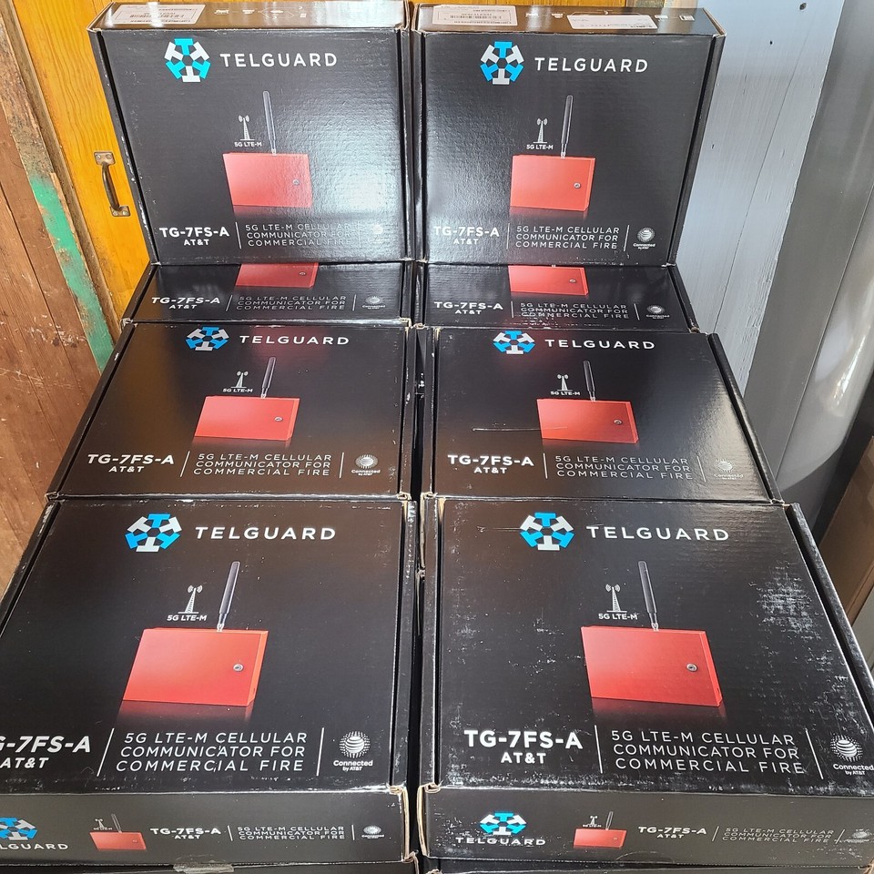 TELGUARD TG-7FS-A 5G LTE-M CELLULAR COMMUNICATOR FOR COMMERCIAL FIRE ...