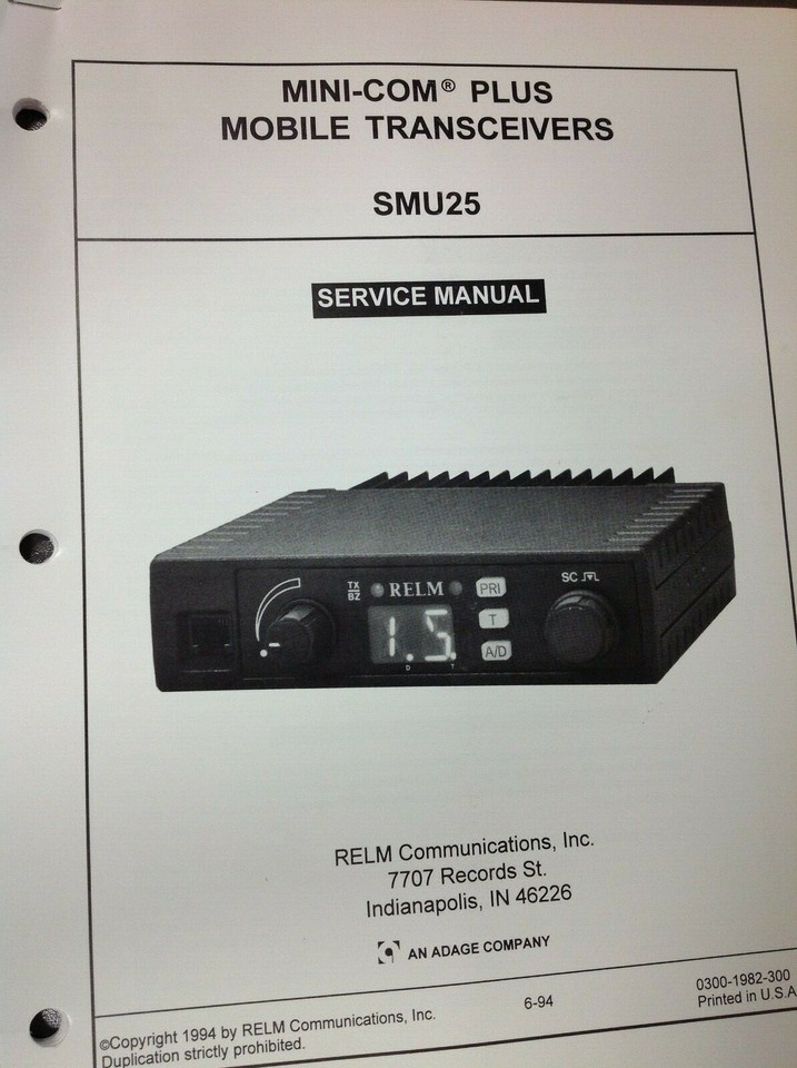 Various Vintage RELM, Regency Radio,Duplexer, Repeater Manuals HARD TO ...