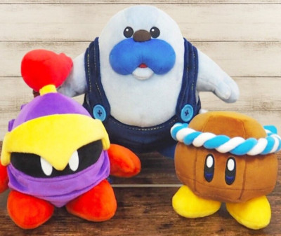 Bio Spark & Mr. Frosty & Rocky Kirby Enemies Plush Doll Set ALL STAR ...