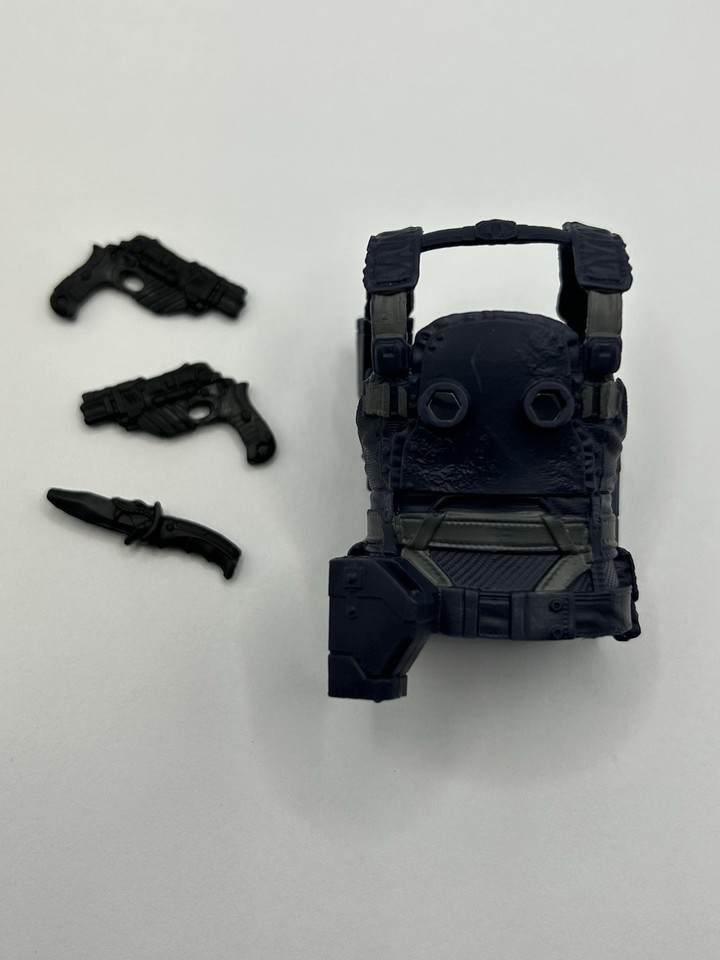 GIJoe Classified Cobra Infantry 24 Tactical Vest With Weapons Fodder 1/ ...