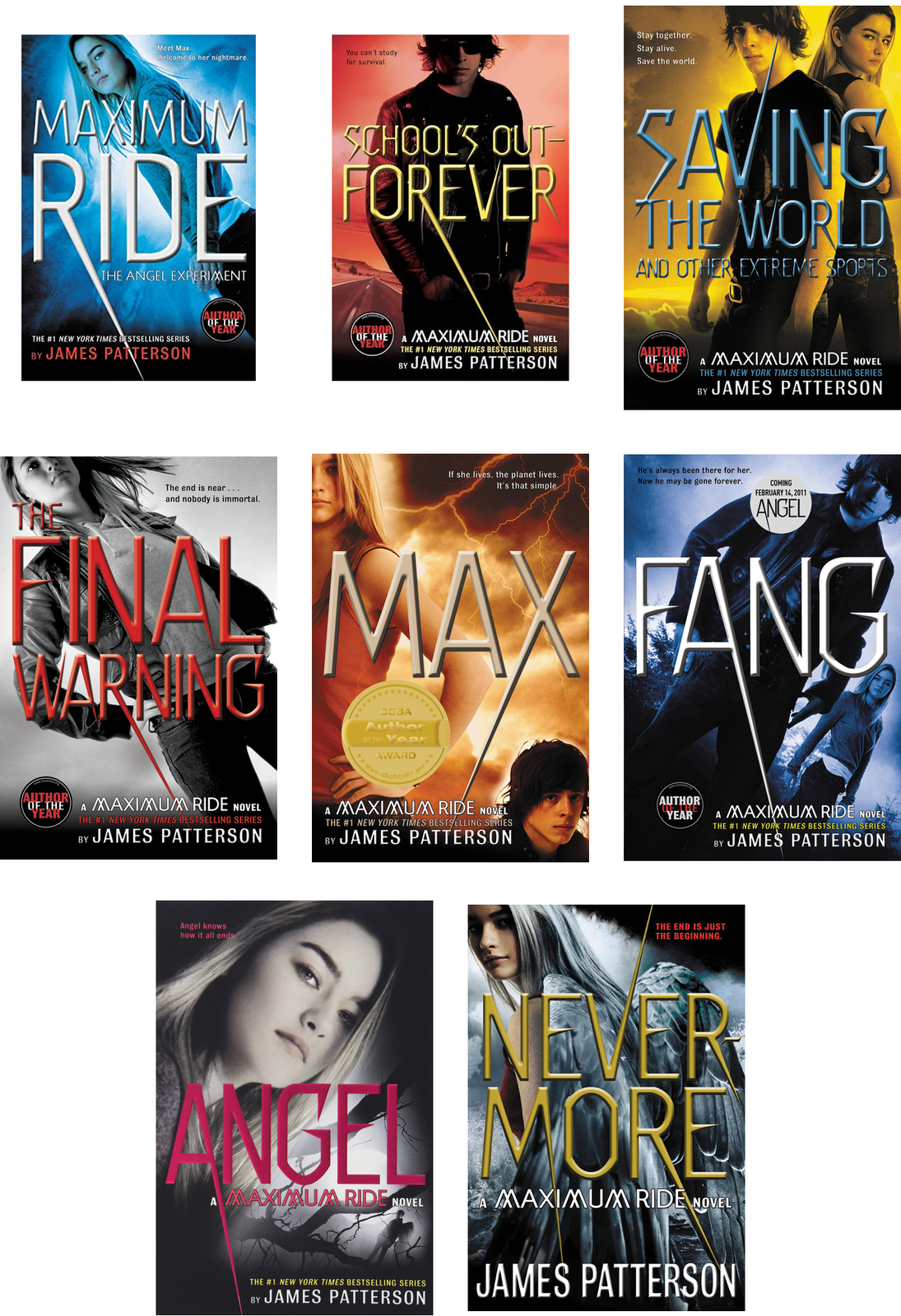 James Patterson Maximum Ride 8-Book Paperback Collection | eBay