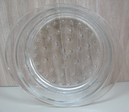Open Glass Steamer Strainer Clear Nouveau Glass Steamer Basket Colander ...