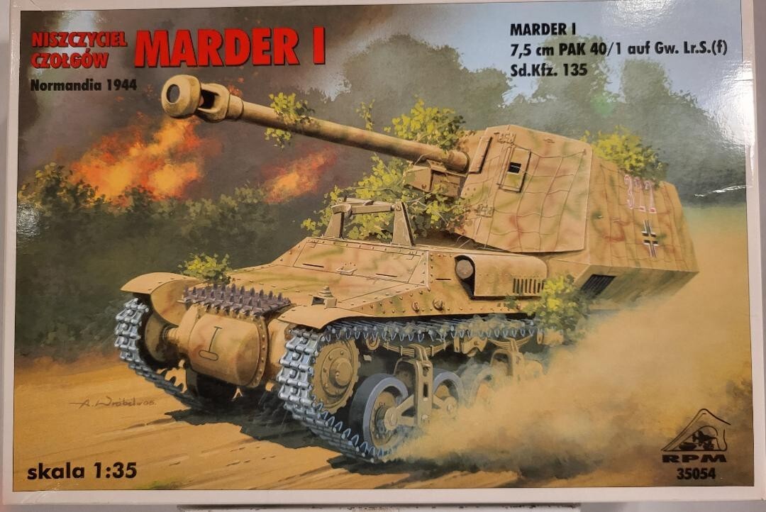 RPM Mardar I 7.5 cm PAK 40/1 auf Gw. Lr.S.(f) Sd.Kfz.1/35 Scale Model ...