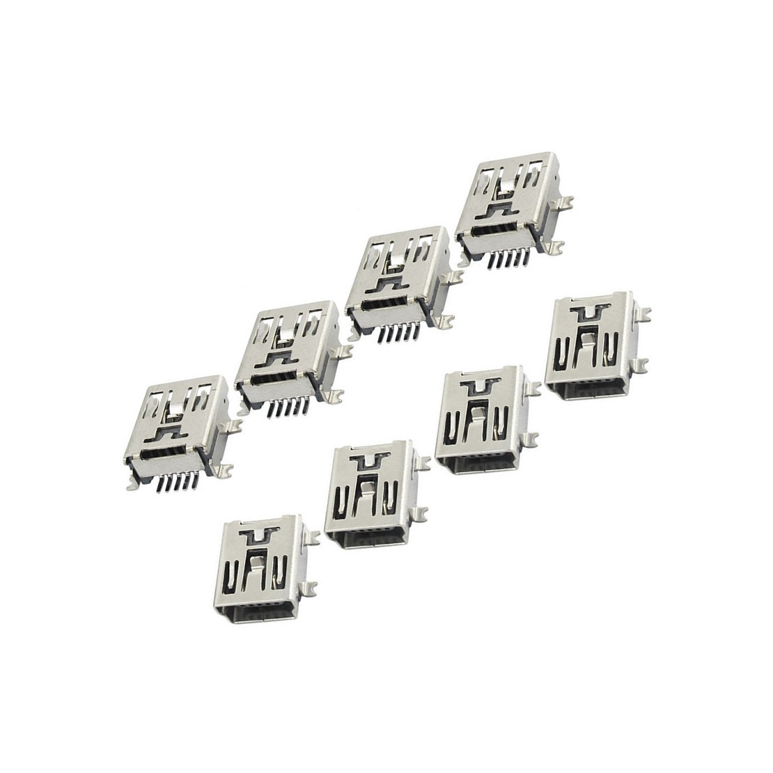 5PCS Mini USB SMD 5 Pin Female Mini B Socket Connector Plug | eBay