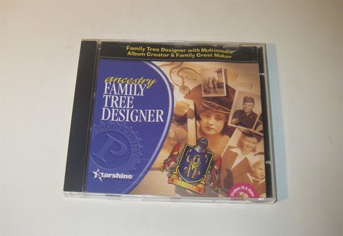 ANCESTRY FAMILY TREE DESIGNER STARSHINE SOFTWARE CD | eBay