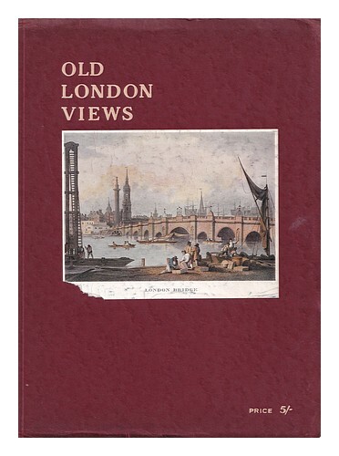 SABIN, V.P. A catalogue of old London views / compiled by V. Philip ...