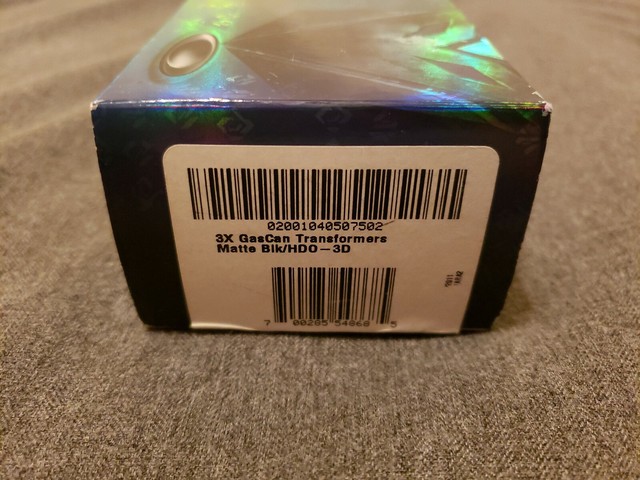 Oakley Limited Edition Transformers 3d Gascan Matte Black Sunglasses ...