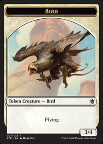 Bird Token ~ Damaged Khans of Tarkir MTG Magic UltimateMTG White Card ...